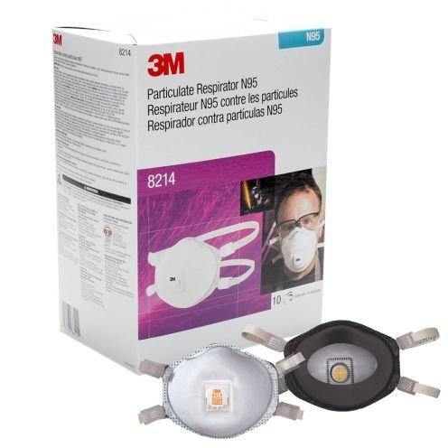 RESPIRADOR PARA SOLDADURA (INCLUSIVE ELECTRICA) MOD. 8214 MARCA 3M. CON ...